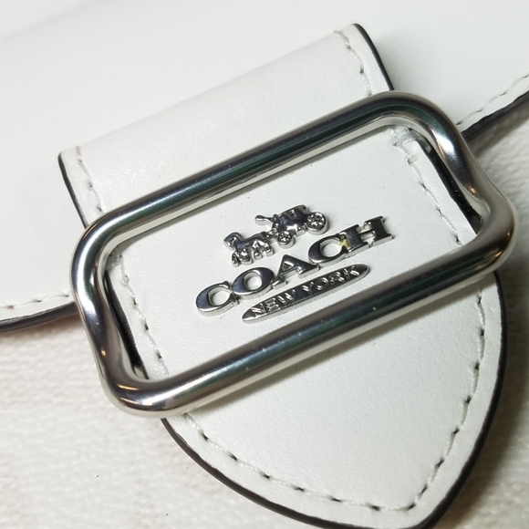 Coach | Bags | Coach Morgan Signature Monogram Leather Saddle Bag ...